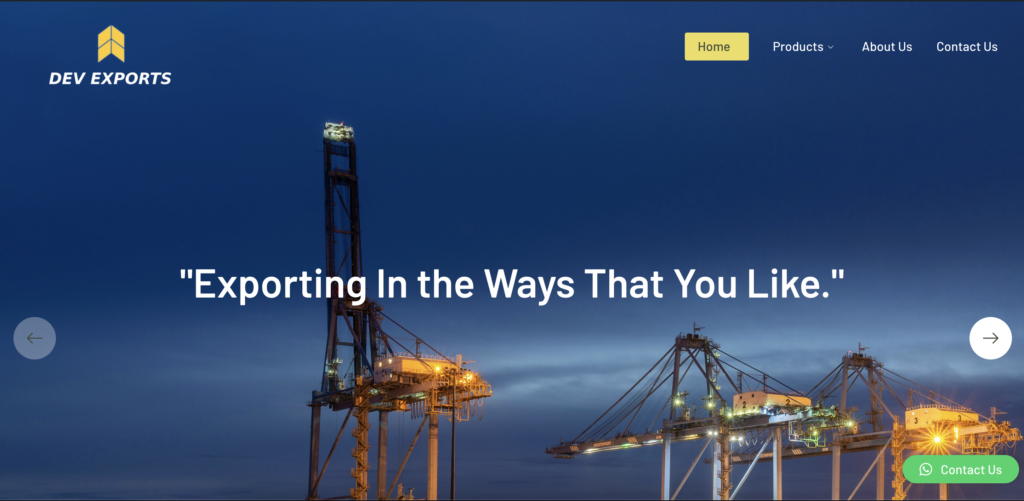 Contact Us - devexports